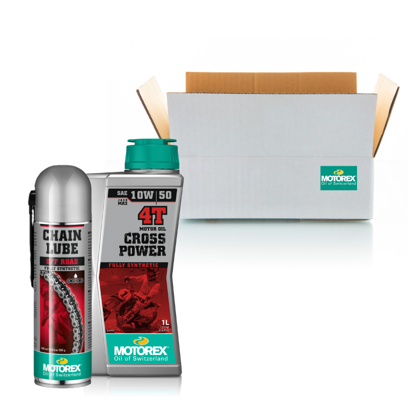 Pack 2: Aceite Cross Power 4T 10w/50 + Lub Off Road – Motorex Chile